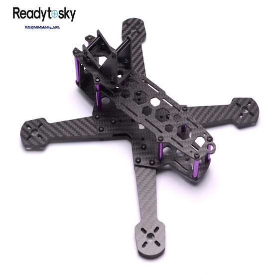 Carbon firber X220 220mm frame kit with 4.0mm Arm with 30 Degree Camera ...