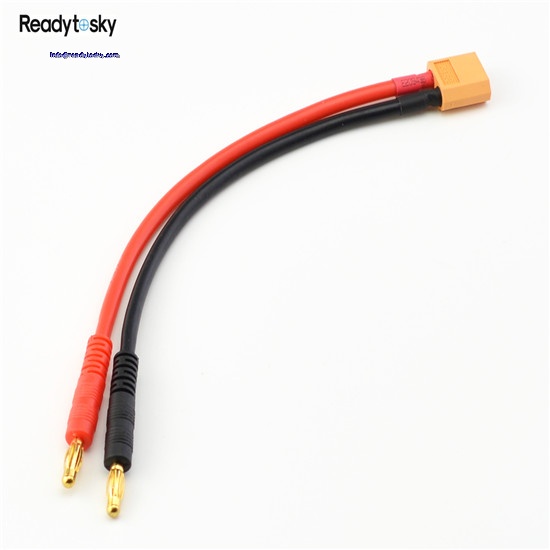 XT60 to 4.0 Banana Plug Balance Charge Cable RC Aircraft Lipo Charge ...