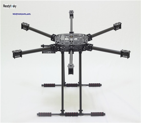 ZD850 Full Carbon Fiber ZD850 850MM Frame Kit with Unflodable Landing ...