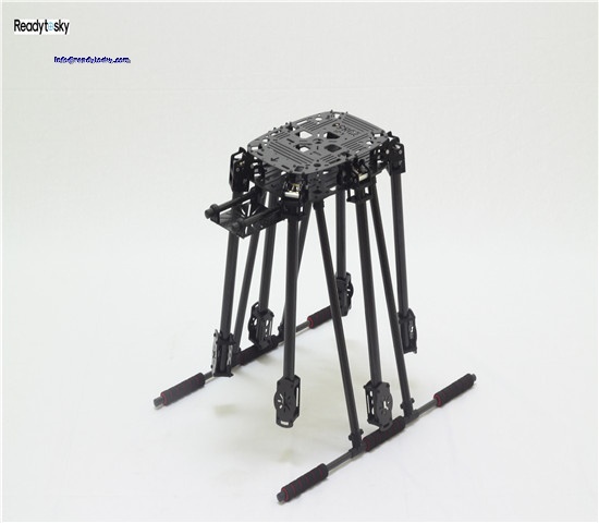ZD850 Full Carbon Fiber ZD850 850MM Frame Kit with Unflodable Landing ...