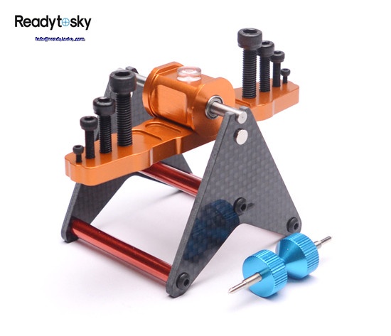 Multifunction carbon fiber propeller balancer for multicopter fixed-wing.